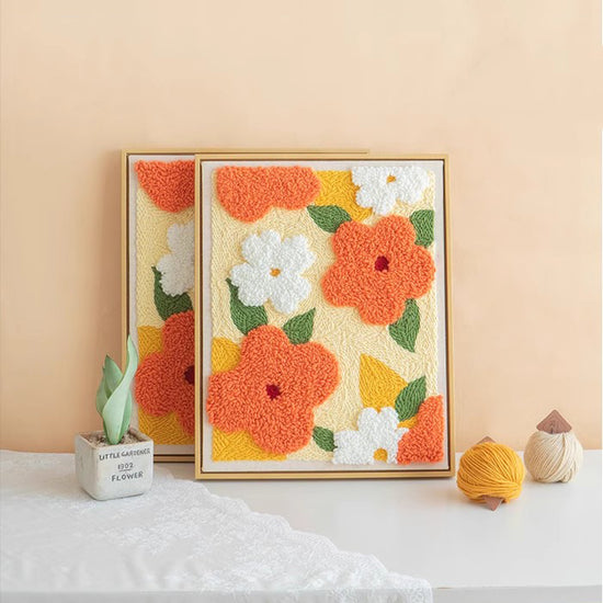 Punch Needle Kit - Pretty Flowers – Retrosia