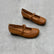 Retro Ruched Belt Leather Shoes – Retrosia