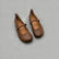 Retro Ruched Belt Leather Shoes – Retrosia