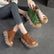 Roman Style Woven Mid-Heel Platform Sandals – Retrosia