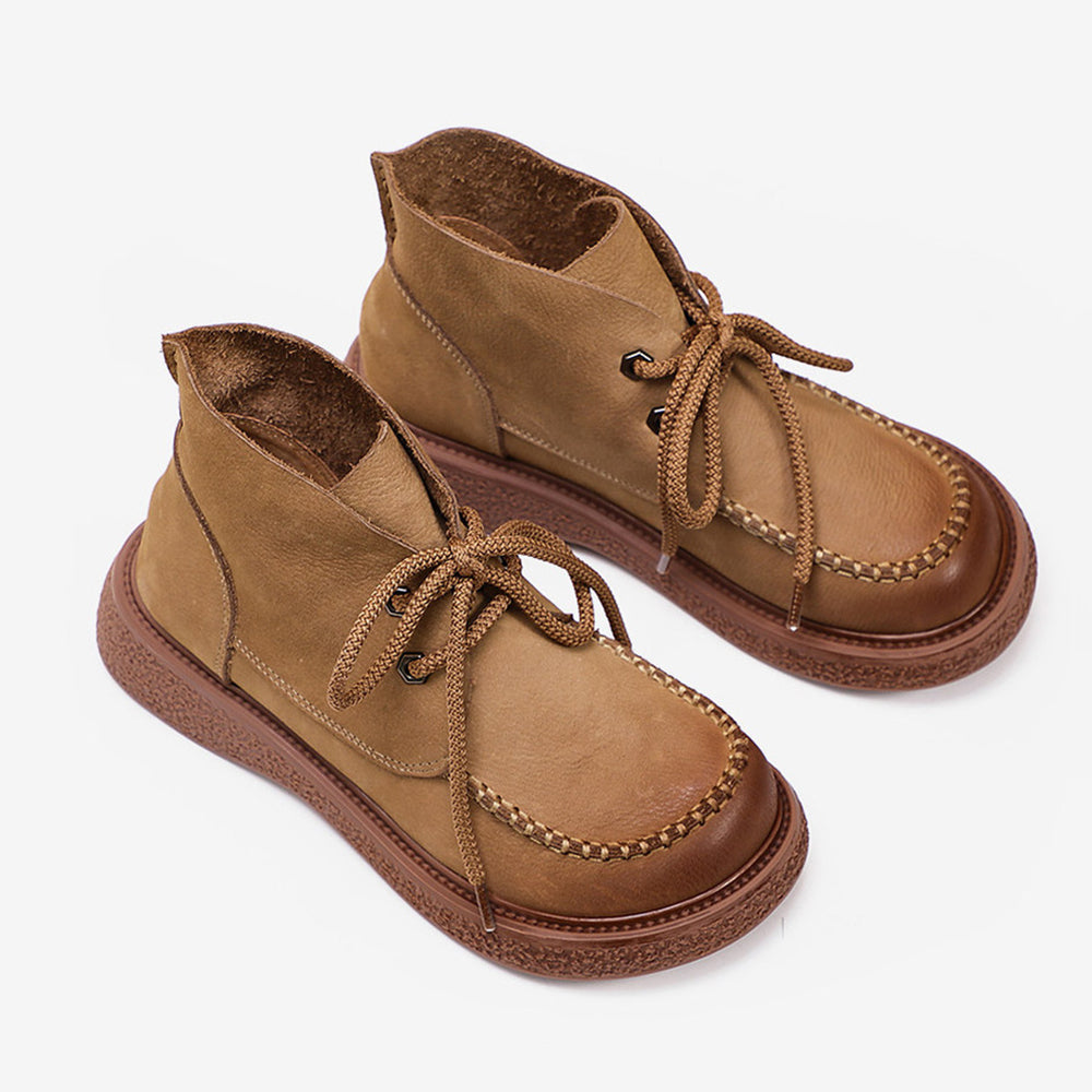 British Style Retro Lace-Up Martin Boots – Retrosia