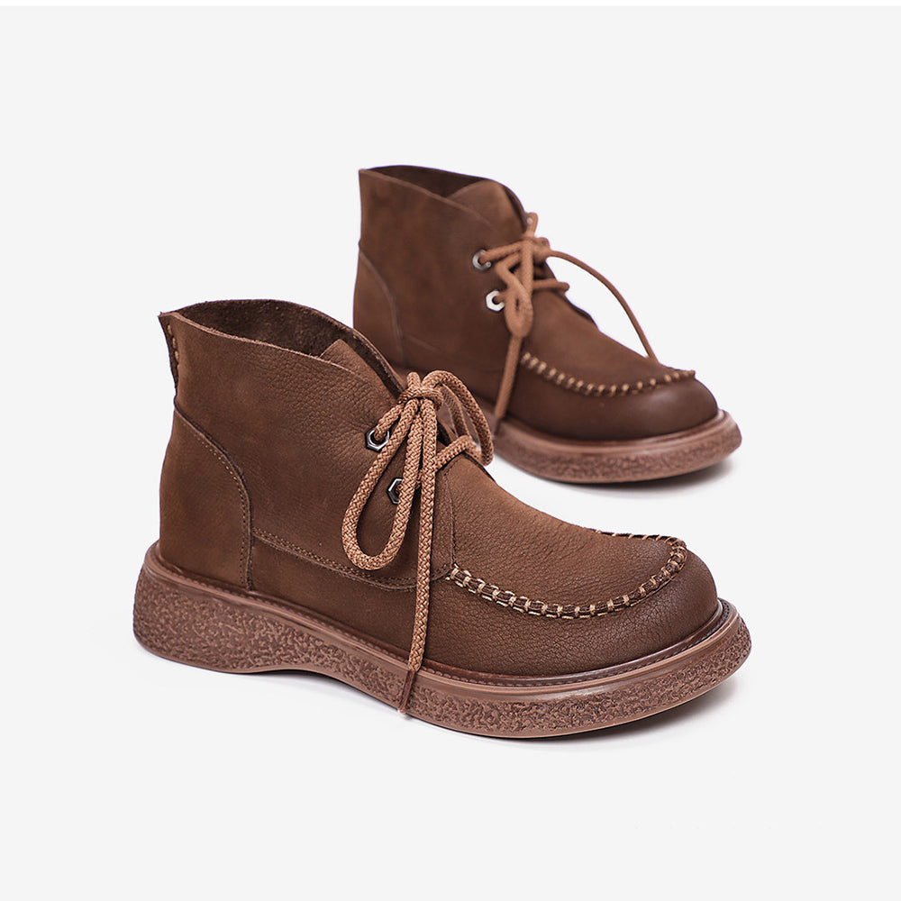 British Style Retro Lace-Up Martin Boots – Retrosia