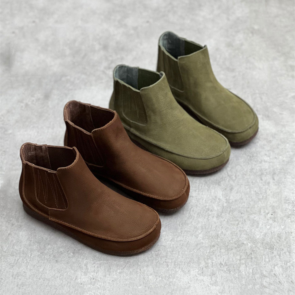 Handmade Leather Chelsea Ankle Boots – Retrosia