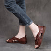 Retro Cowhide Peep Toe Sandals – Retrosia