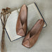Square Toe Slip-On Soft Leather Casual Shoes – Retrosia